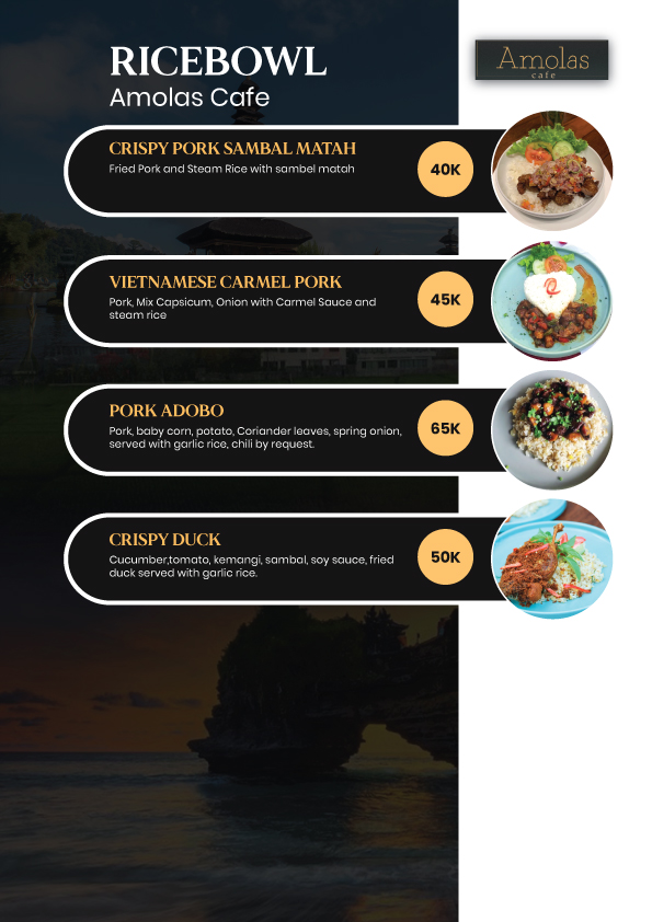 Amolas Cafe – Canggu 07:30-21:00 咖啡店/西式 OK – NeverneverLand in Bali 你的忘憂地